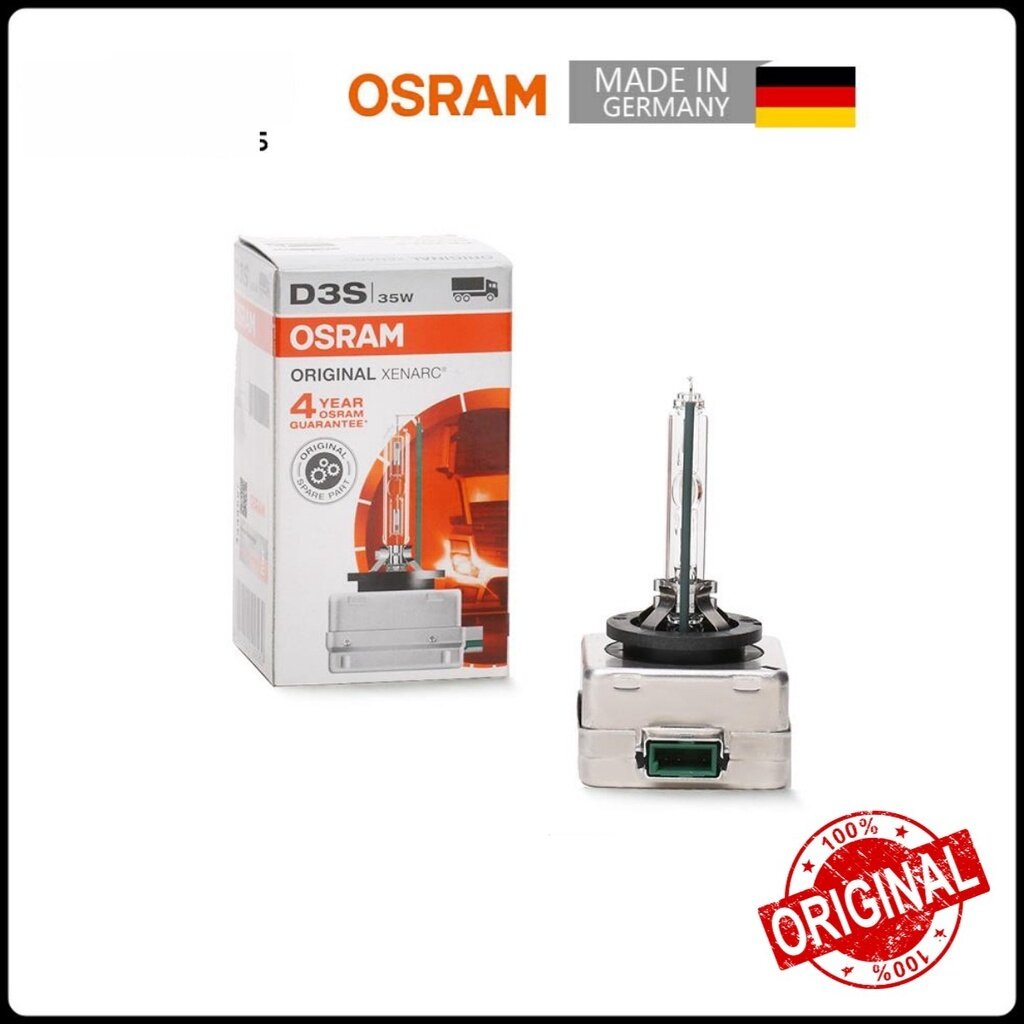 Original Osram Xenarc HID Bulb ( D1S D2S D2R D3S D4S D4R D8S ) 4500K ...
