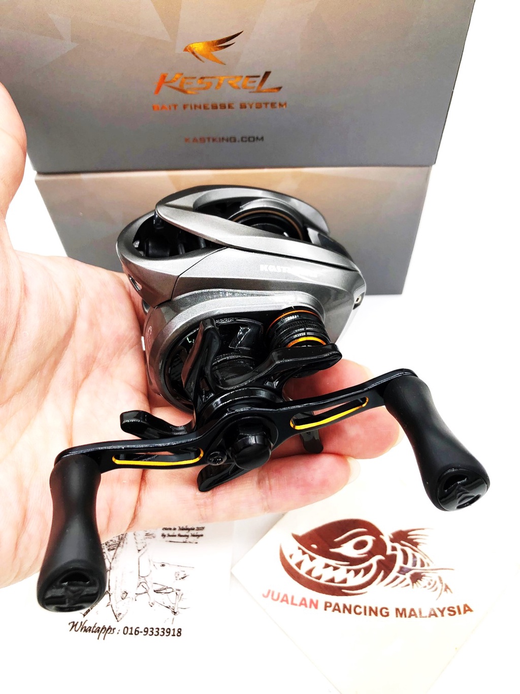 KastKing Kestrel 128g BFS Finesse Baitcasting 5.5KG Drag Fishing Reel ...