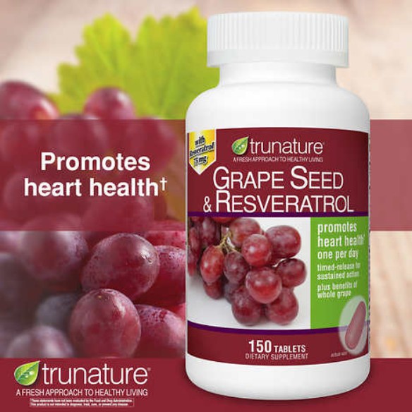 trunature Grape Seed and Resveratrol, 150 Tablets | Shopee Malaysia