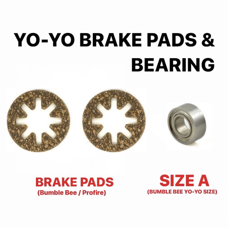 YoYo Brake Pads / Size A ball bearing yo-yo Bumble Bee Proyo | Shopee ...
