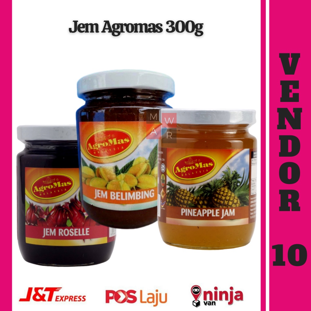 AGROMAS Jem Roselle/ Jem Belimbing/Jem Nenas 300g | Shopee Malaysia