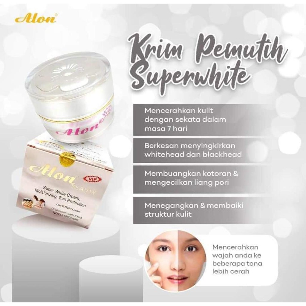 ALON BEAUTY ( CREAM VIP PUTIH) | Shopee Malaysia