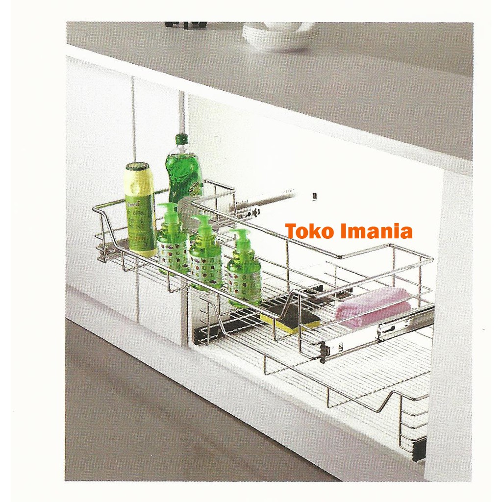 Under Sink Pull Cup Rack (SC 19280) | Shopee Malaysia