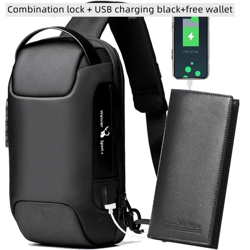 Beg Dada Lelaki Jenama Bergaya Baharu Berkapasiti Besar Kalis Air ...