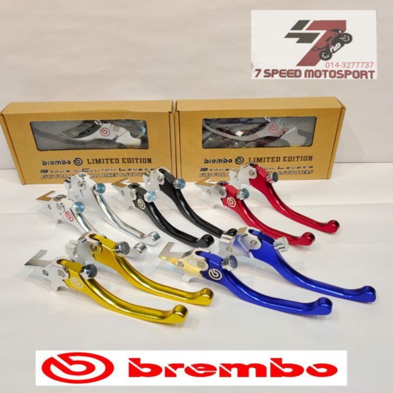 BREMBO BRAKE & CLUTCH LEVER SET YAMAHA Y15ZR/LC135 5S/125ZR HONDA RS150/RS-X LIMITED EDITION ...