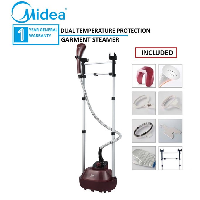 MIDEA Garment Steamer 1500w (GS120D) | Shopee Malaysia