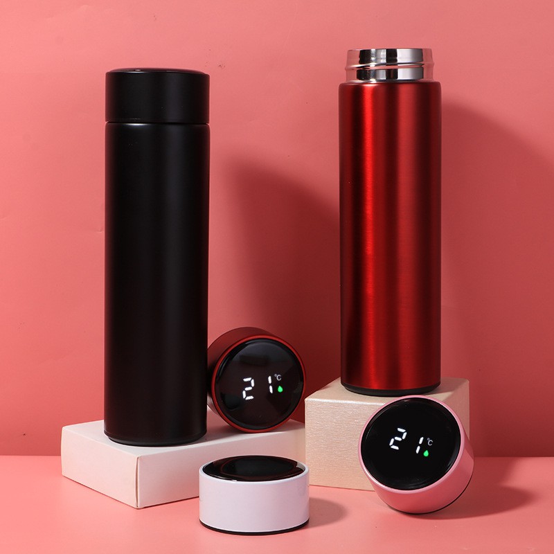 Smart LED temperature display Vacuum Flask Thermos Keep Warm and Cold ...