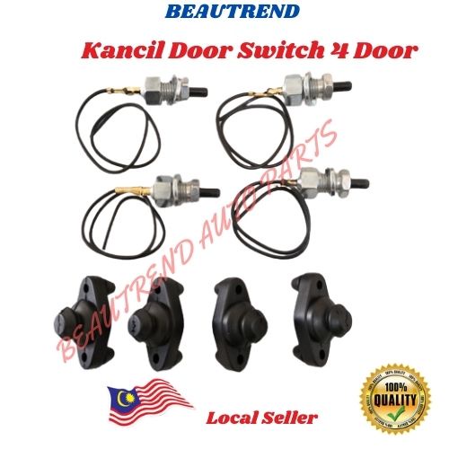 Perodua Kancil Door Switch Set 4 Door Rubber Cap And Tailgate Switch ...