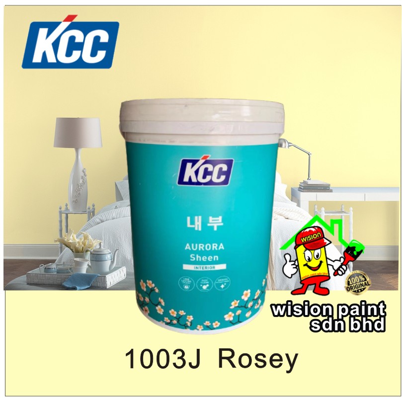5 LITER KCC AURORA ( SHEEN ) - INTERIOR PAINT / Cat Rumah Dalam ...