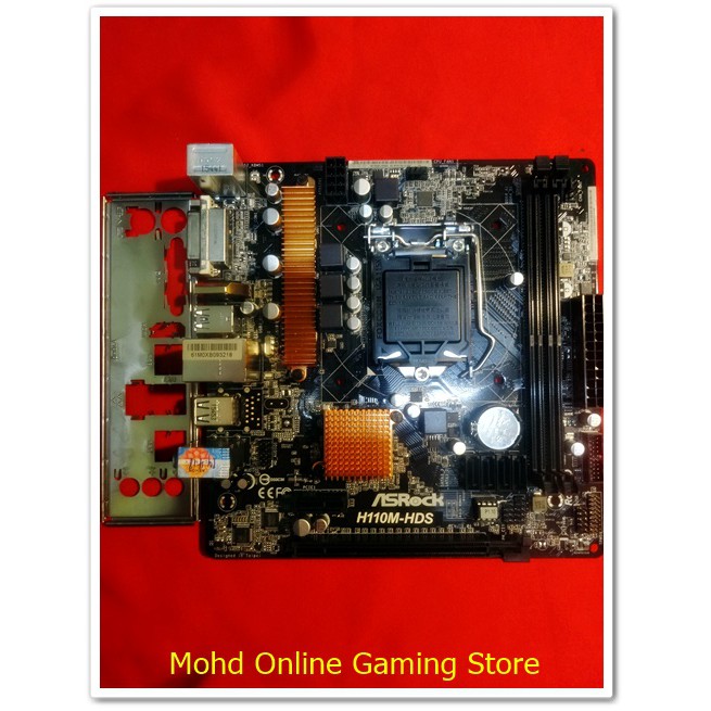 ASROCK H110m-HDS Socket 1151 Motherboard | Shopee Malaysia
