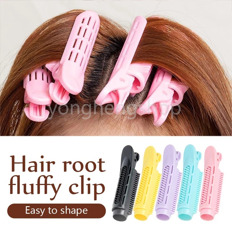 Natural Fluffy Hair Clip Bangs for Women Hair Root Curler Roller Wave ...