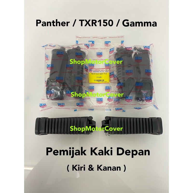 SUZUKI PANTHER GAMMA GAMA 150 / PANTHER TXR TXR150 FRONT & REAR FOOT ...
