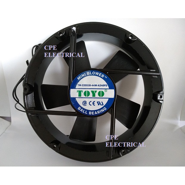 TOYO 8 Inch 220mm BALL BEARING MINI BLOWER FAN AC240V | Shopee Malaysia