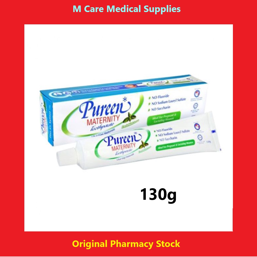 Pureen Maternity Toothpaste 130g Pregnancy Toothpaste(fresh mint ...