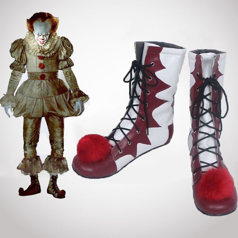 Joker Fadeless Pennywise Cosplay It Horror Clown Killer Carnival Shoes ...