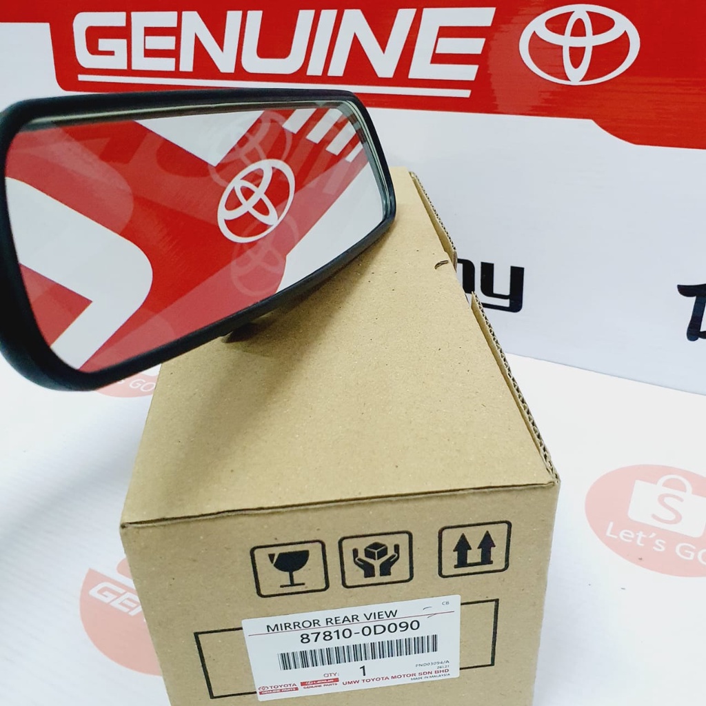 (Original) >> Vios Yaris (2013-2019) Roof Mirror Rear View NCP150 ...