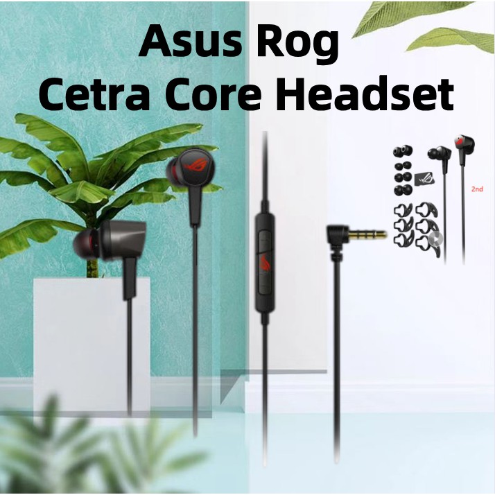 Asus ROG Cetra Core 2 Standard Edition In-Ear Gaming Headset 3.5mm ...