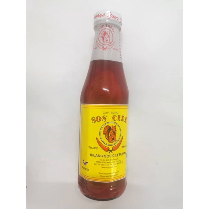 Sos Cili/Chili Sauce-Cap Tupai 340g/750g | Shopee Malaysia