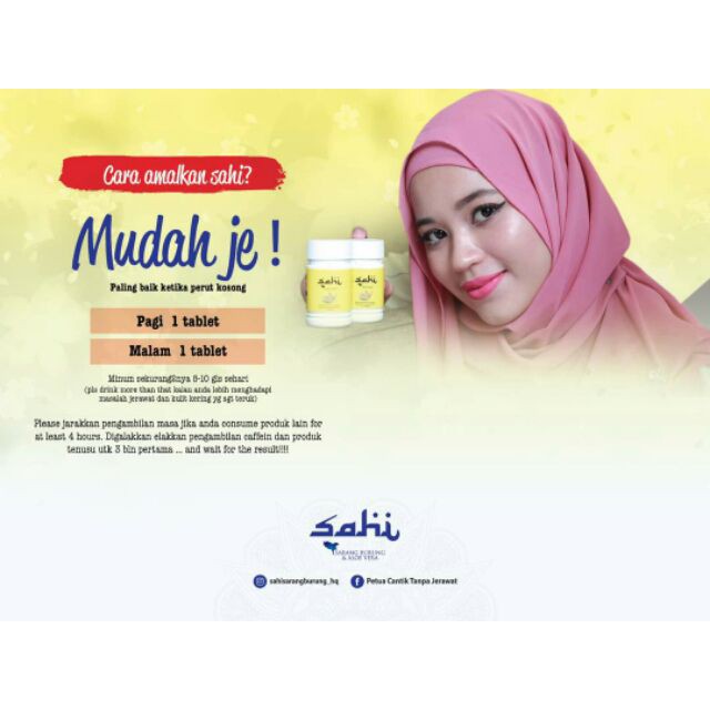 SAHI Sarang Burung - chewable tablet with laici flavored (with QR code ...