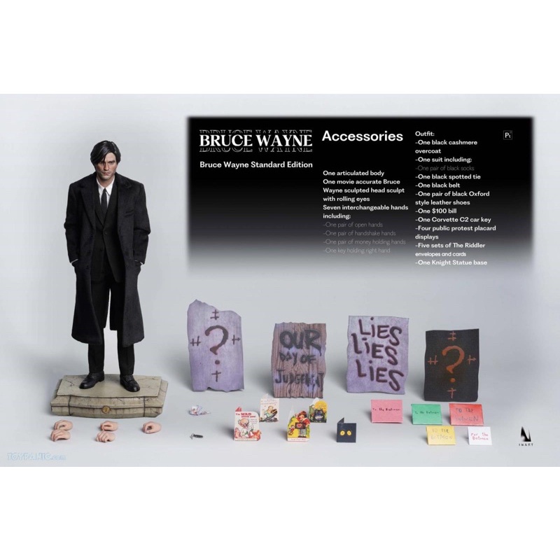 [Pre-Order] Queen Studios - InArt - The Batman - 1/6th Bruce Wayne ...
