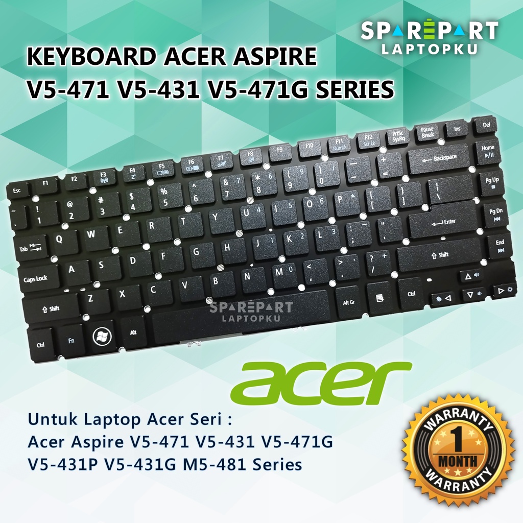 Acer Aspire V5-471 V5-431 V5-471G Series Keyboard | Shopee Malaysia