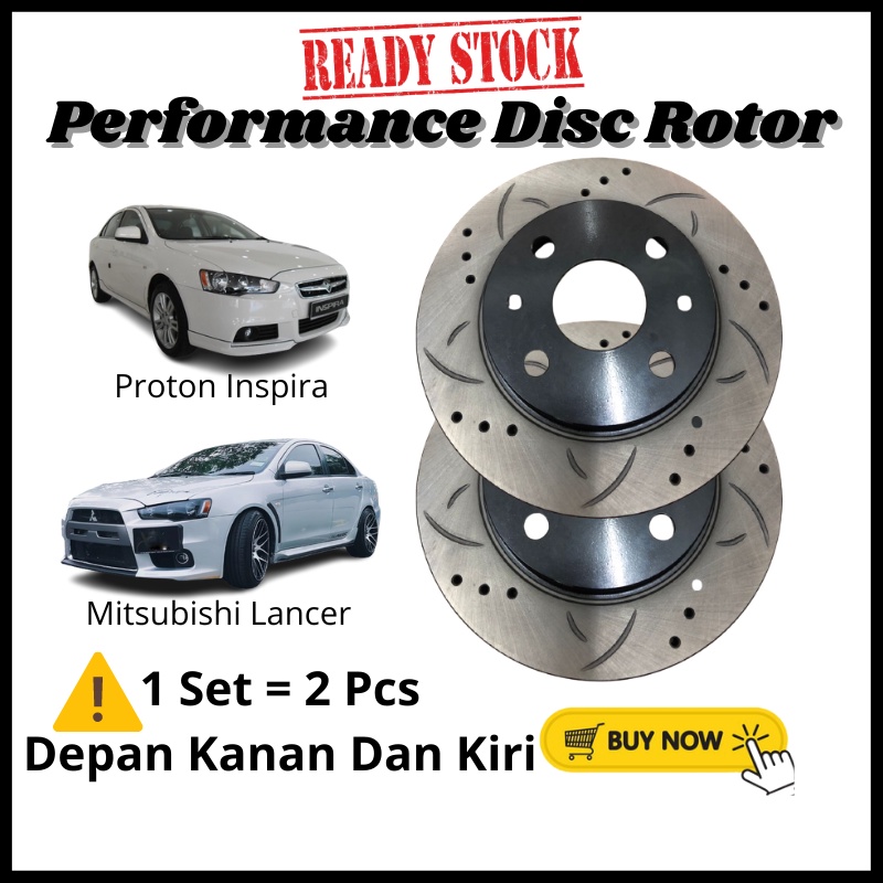 Proton Inspira 1.8/2.0 Mitsubishi Lancer CY2 CY4 276mm Performance Disc ...