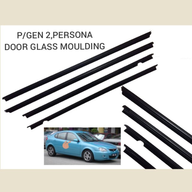 Proton Gen 2,Persona 2007Y Door Glass Moulding(1Car 4pcs to choose ...