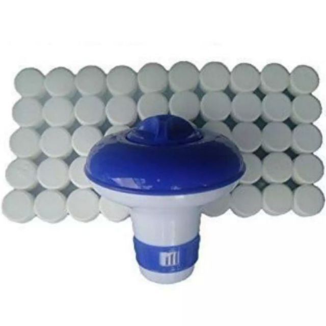 1kg (50 tablets) Chlorine Klorin Tablet 70% for swimming pool / kolam ...