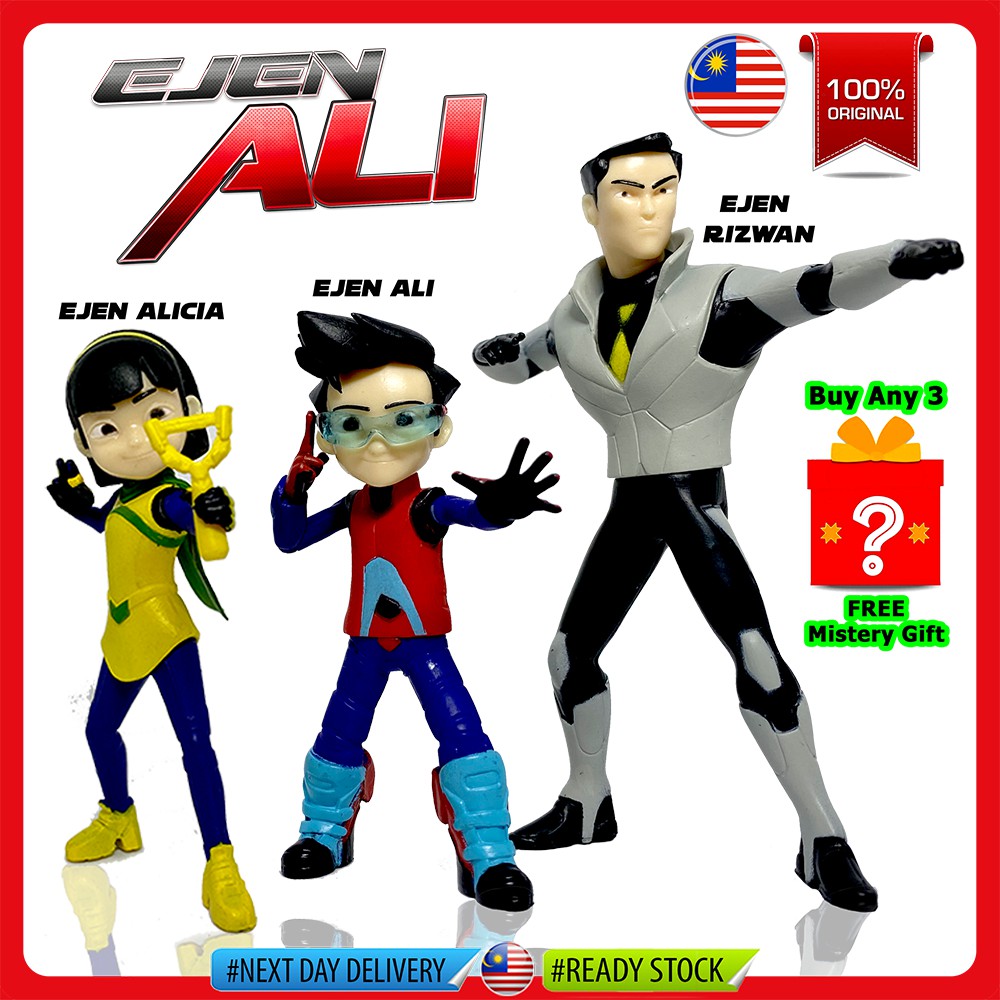 🇲🇾 EJEN ALI ACTION FIGURES (ready stocks!) | Shopee Malaysia