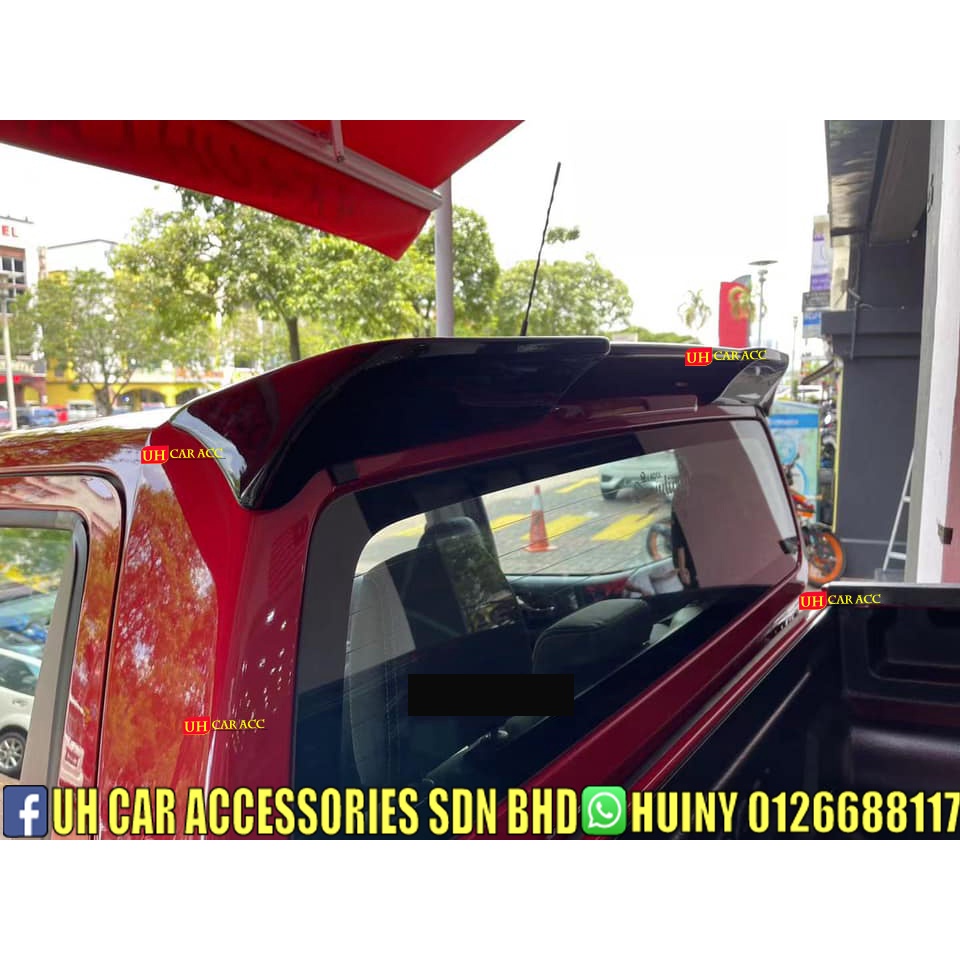 Nissan navara np300 pro 4x abs spoiler with paint glossy black [READY ...