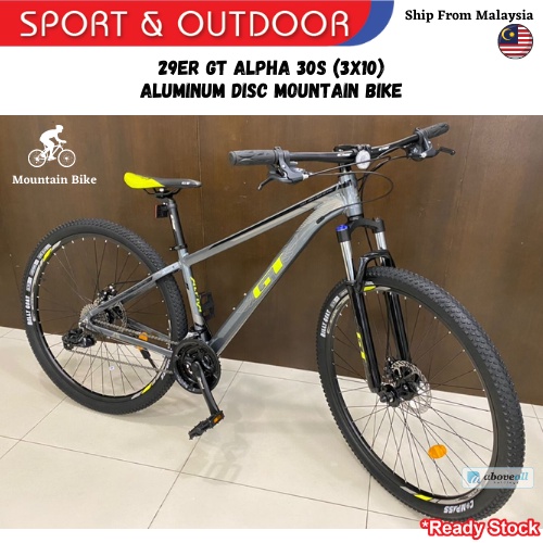 29ER GT Alpha 30S (3 X 10) Aluminum Disc Mountain Bike | Shopee Malaysia