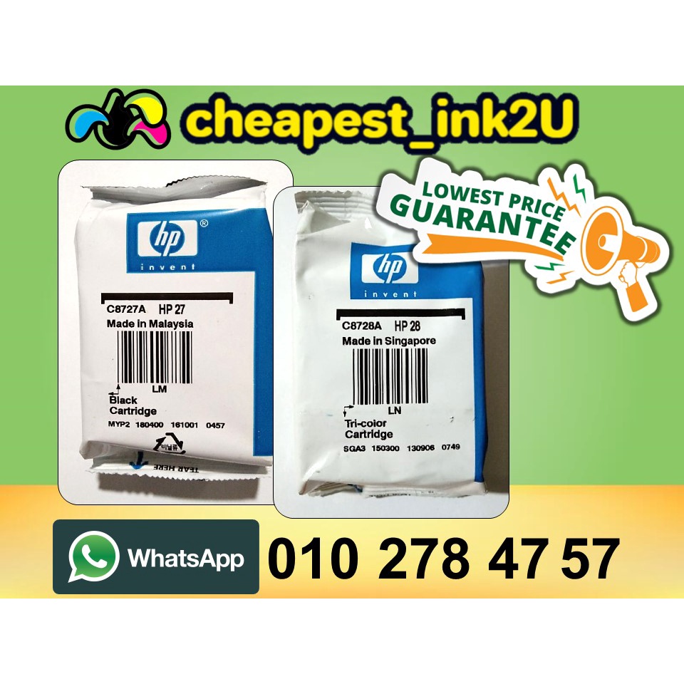HP27/HP28 WITHOUT BOX ORIGINAL (READY STOCK) | Shopee Malaysia