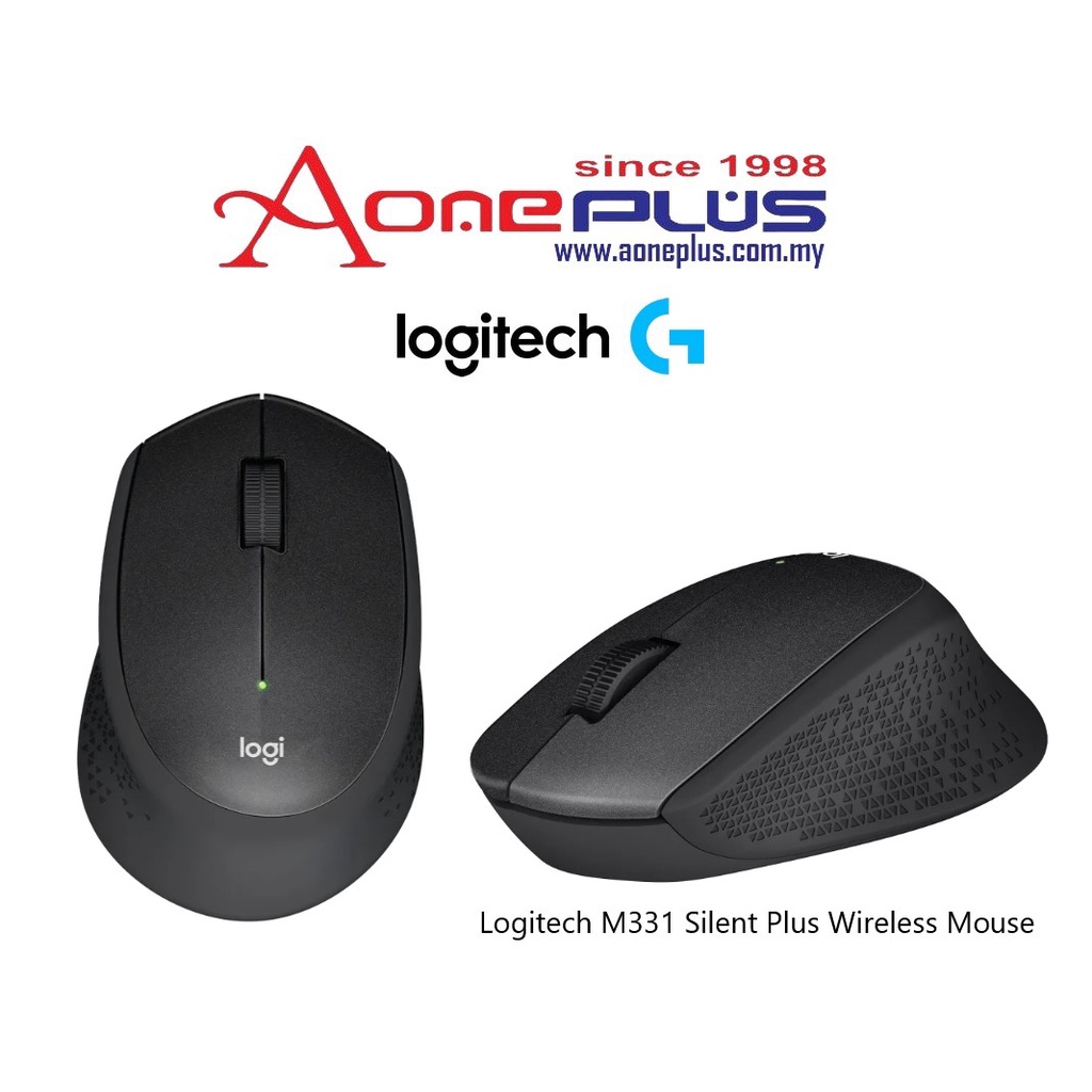 (AONE PLUS SS2) Logitech M331 Silent Plus Wireless Mouse | Shopee Malaysia