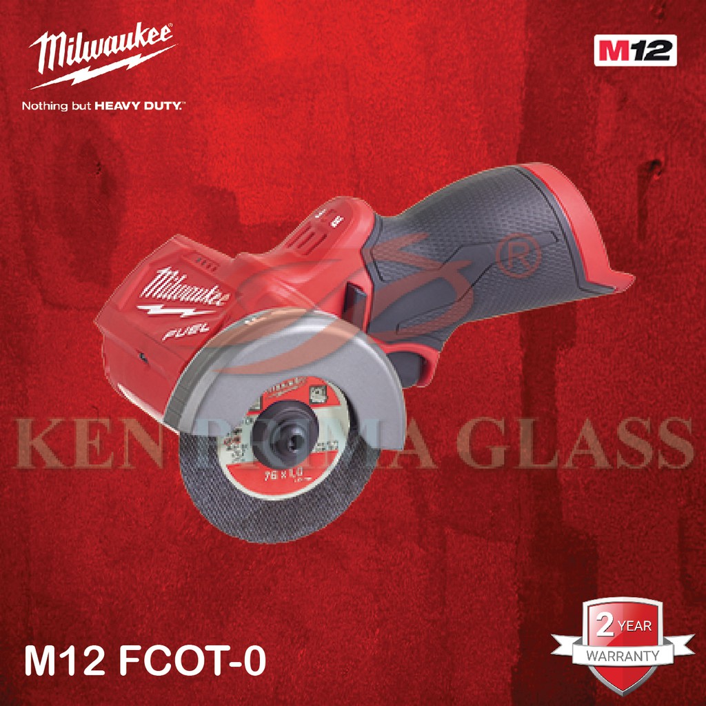 Milwaukee M12 FUEL (FCOT-0X) SUB-COMPACT MULTI-MATERIAL CUT-OFF TOOL ...