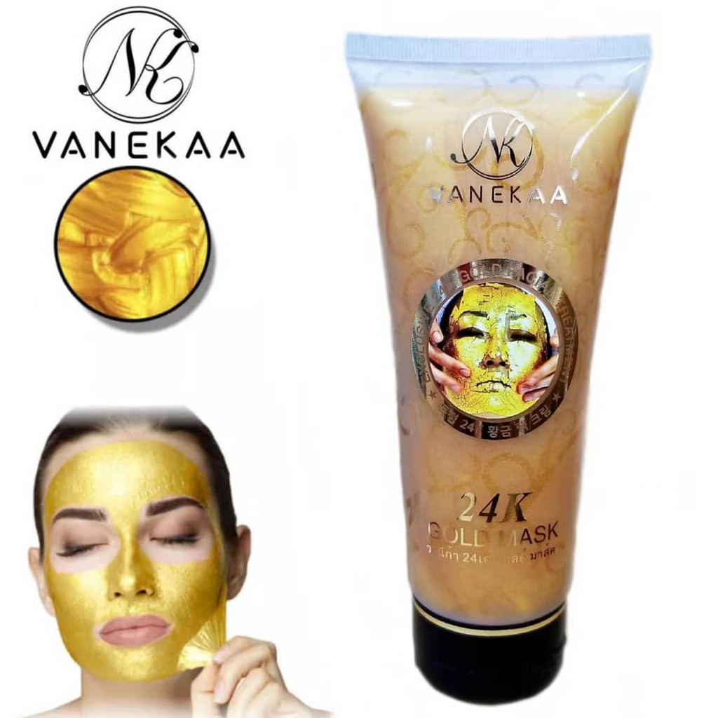 Thailand Vanekaa 24k Gold Mask Whitening Anti Aging Facial Mask 220ml x ...