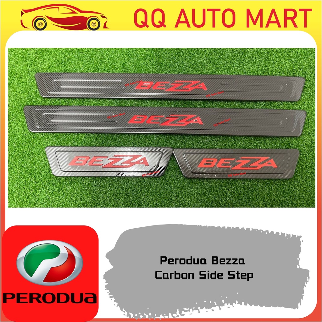 Perodua Bezza All Model Carbon Side Step | Shopee Malaysia