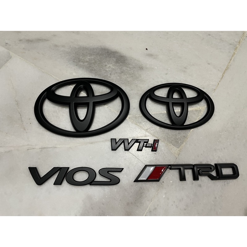 TOYOTA VIOS TRD VVTI BLACK EMBLEM | Shopee Malaysia