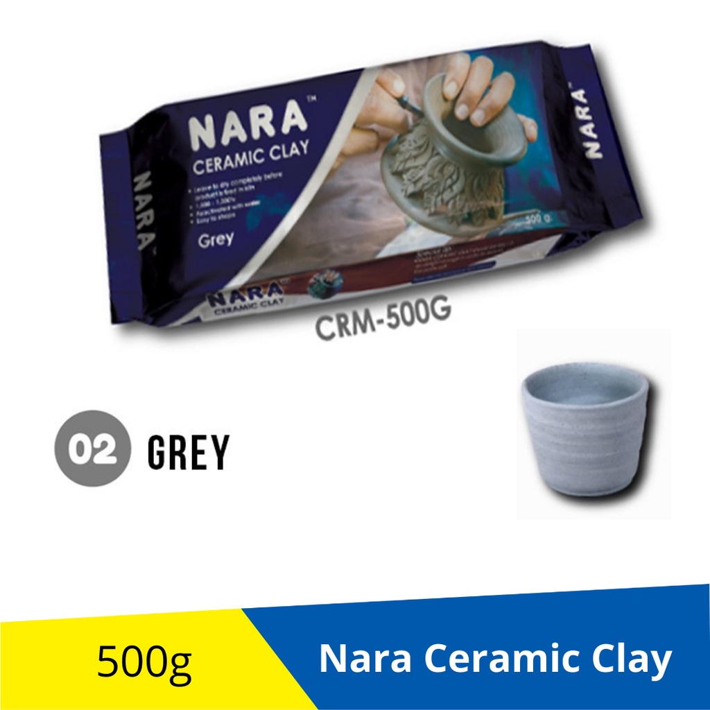 Nara Pottery Ceramic Clay - 500g (WHITE) | Shopee Malaysia