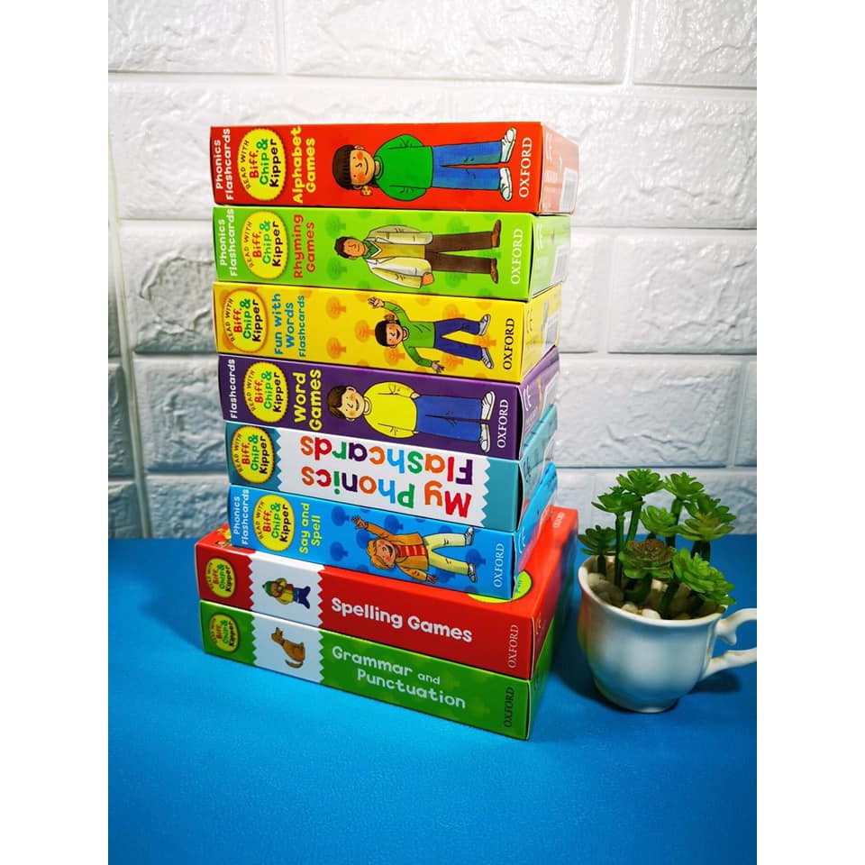 UK Oxford reading tree Read with Biff, Chip and Kipper Flashcards 8 ...