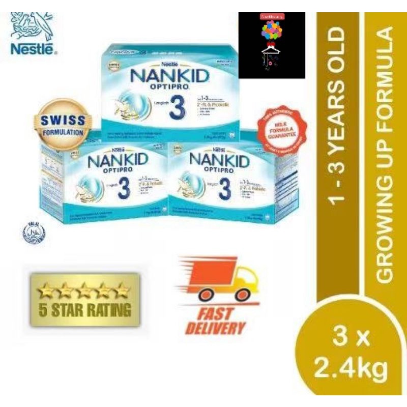 Nestle Nankid Optipro Step 3 *****(1.2kg x 6 Boxes) NEW PACKING | Shopee Malaysia