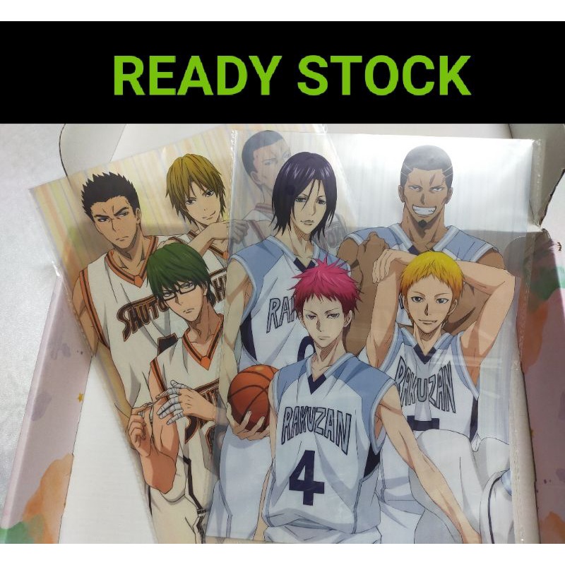 RARE Genuine Kuroko no Basuke File Akashi Midorima Shutoku Rakuzan ...