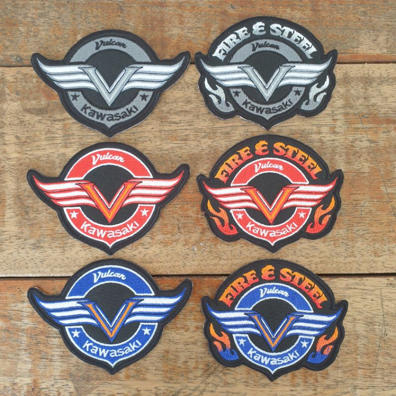 Kawasaki Vulcan embroidery patches (ready stock). | Shopee Malaysia