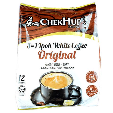 ChekHup 3 in 1 Ipoh White Coffee Original (12 sachets) | Shopee Malaysia