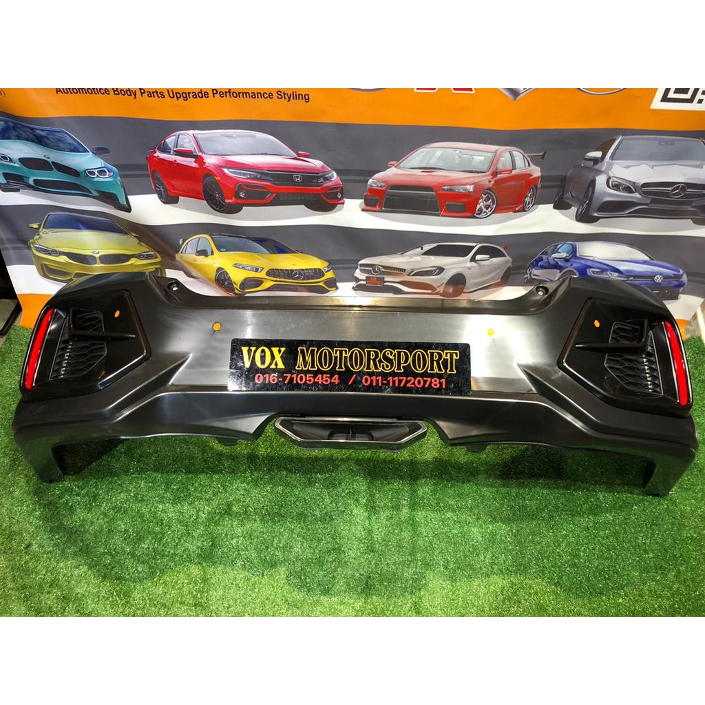 1 honda civic fc si rear bumper facelift pp for honda civic fc replace ...