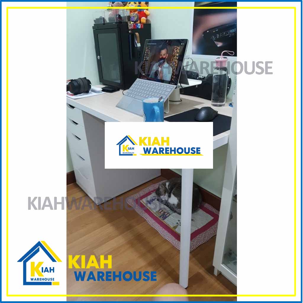 Original LINNMON / LAGKAPTEN Table Top Only 120x60cm Papan Meja Ready ...