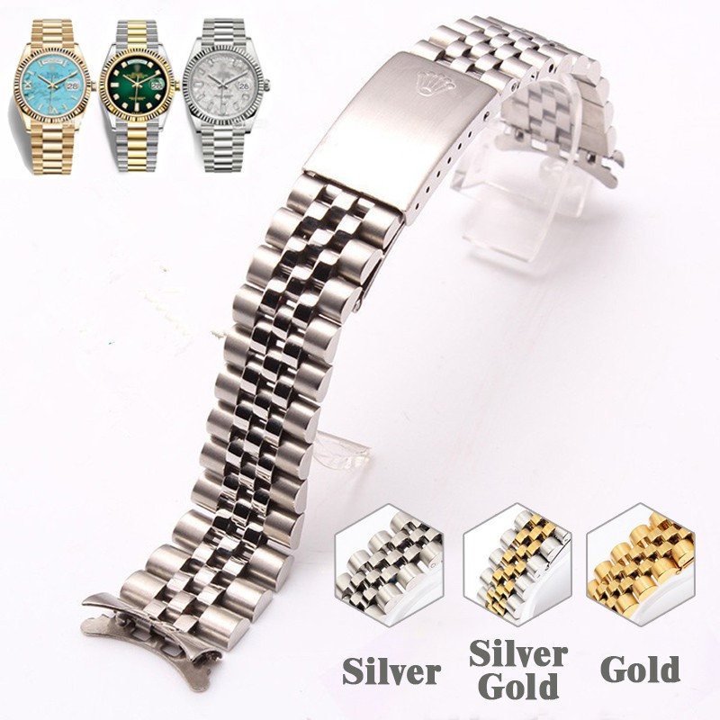 WatchBand For Rolex DATEJUST DAY-DATE OYSTERPERTUAL DATE Solid ...