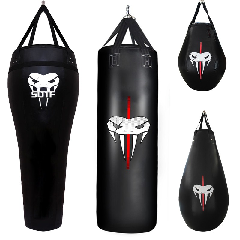Heavy Duty Punching Bag for Adult Pear Shape Sandbag Indoor Garden PU ...