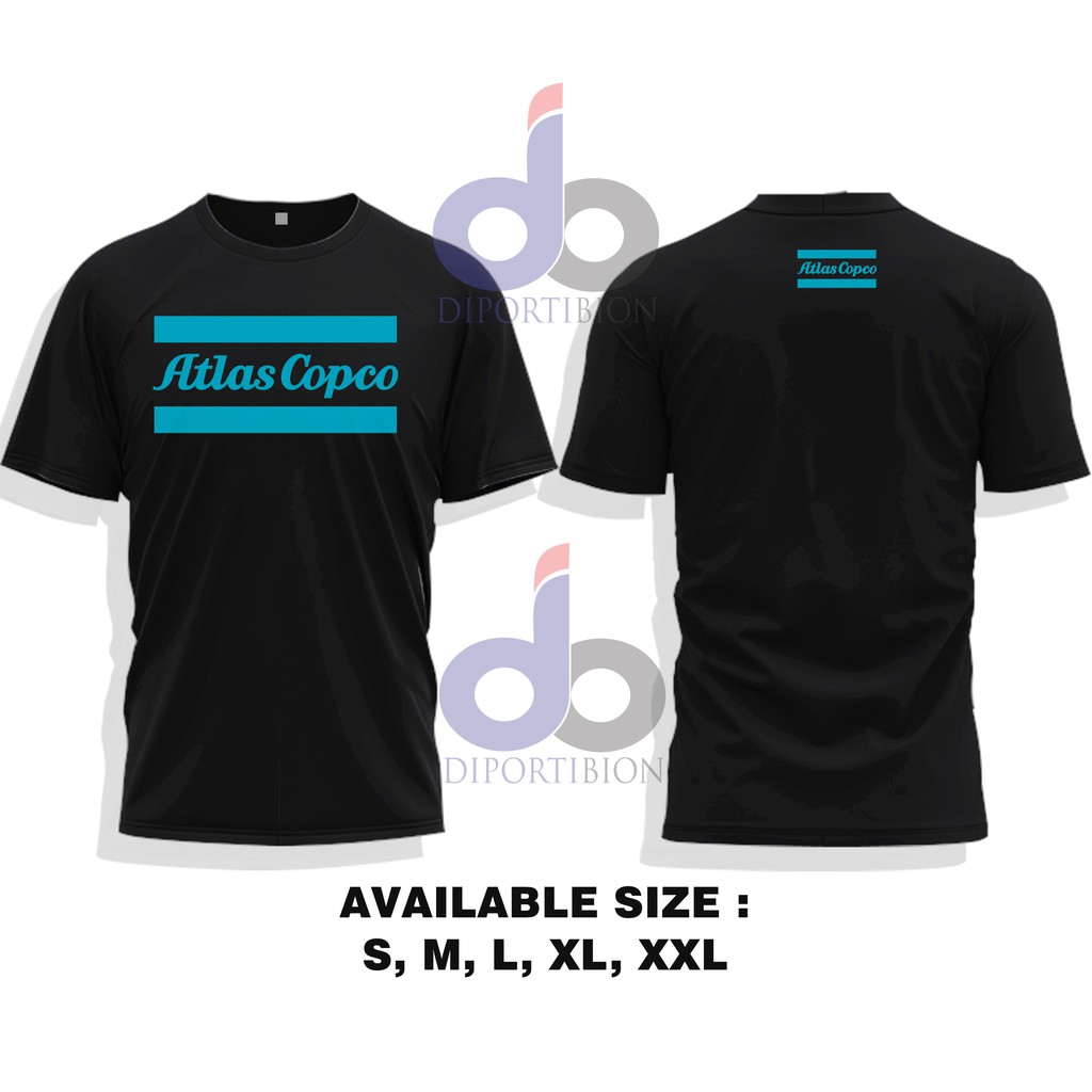 Project HEAVY EQUIPMENT LOGO T-SHIRT / ATLAS COPCO LOGO GRAPHIC T-SHIRT ...