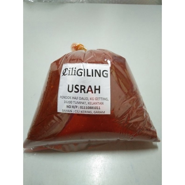 Produk muslim | Cili Giling Usrah / Cili boh / Lada kering kisar ± 800g ...