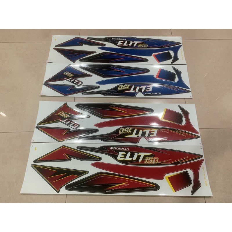 modenas elit 150 elit150 body sticker/decal/stripe | Shopee Malaysia